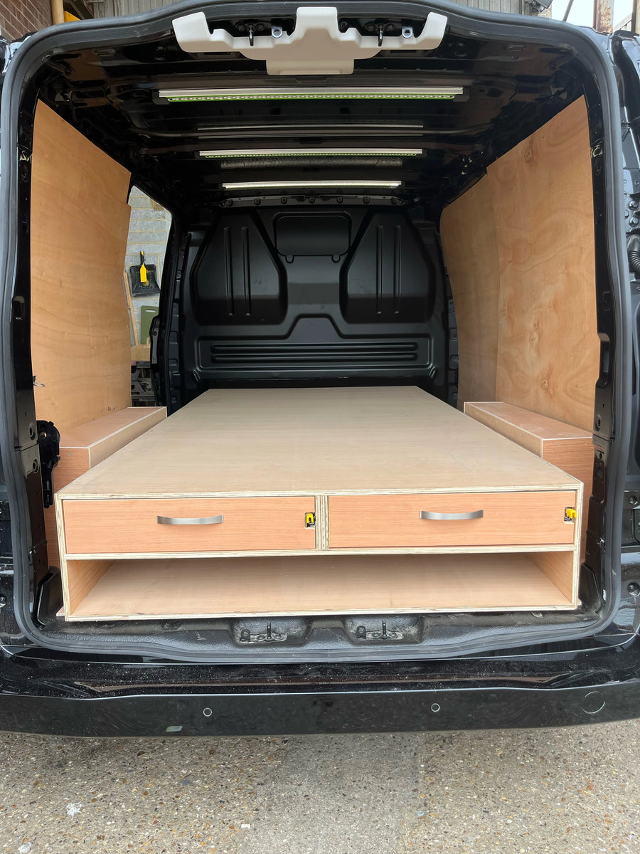 Plywood False Floor Storage & Drawers, For SWB Vans, MKPLY234 – MK ...