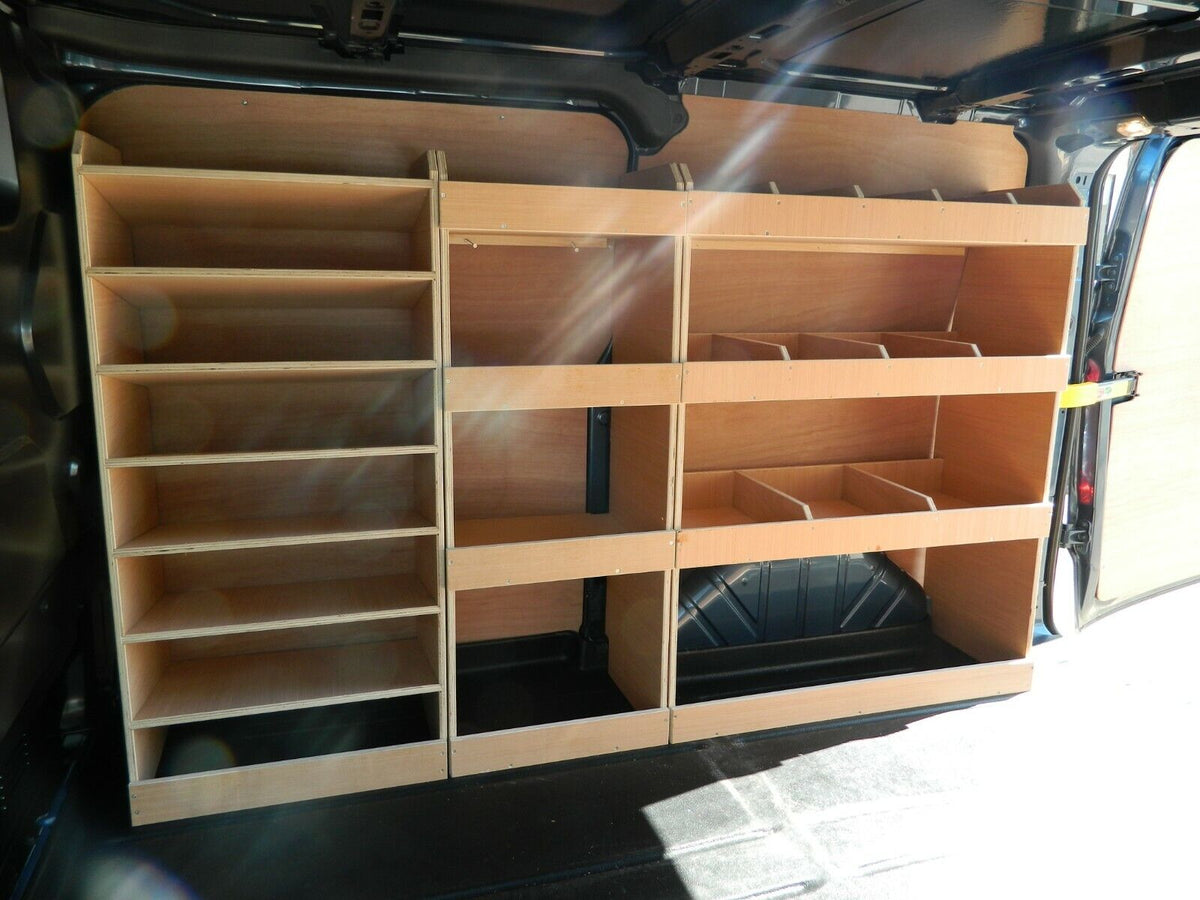 VW Transporter L1 Driver Side DS12 Split Compartment/Slanted Plywood R ...
