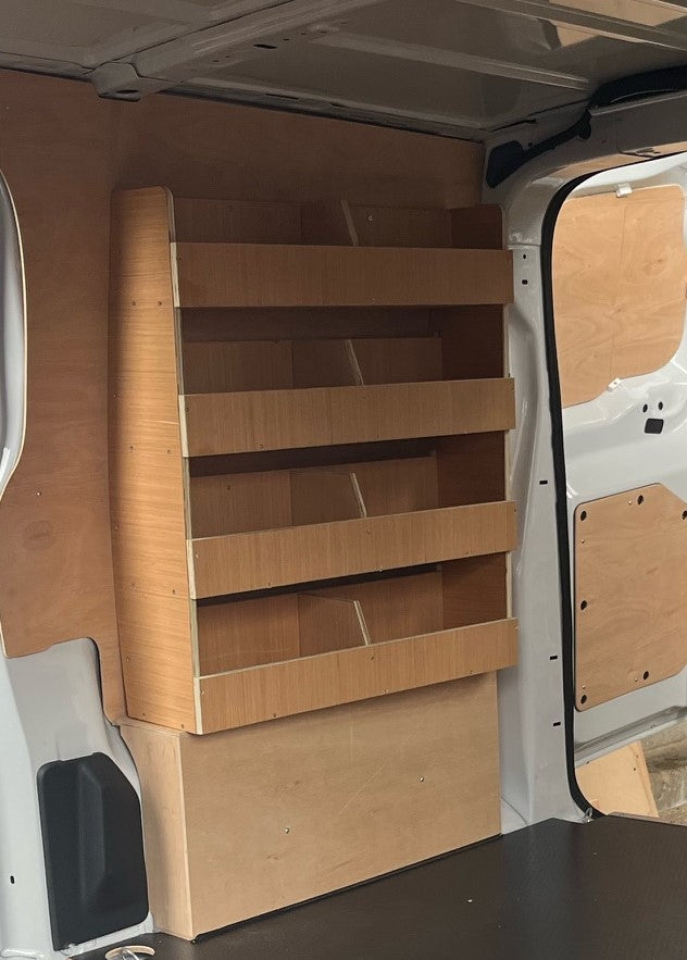 Vauxhall Vivaro L2 2019 Onwards Driver Side 8 Compartment SWB Ply Rack ...