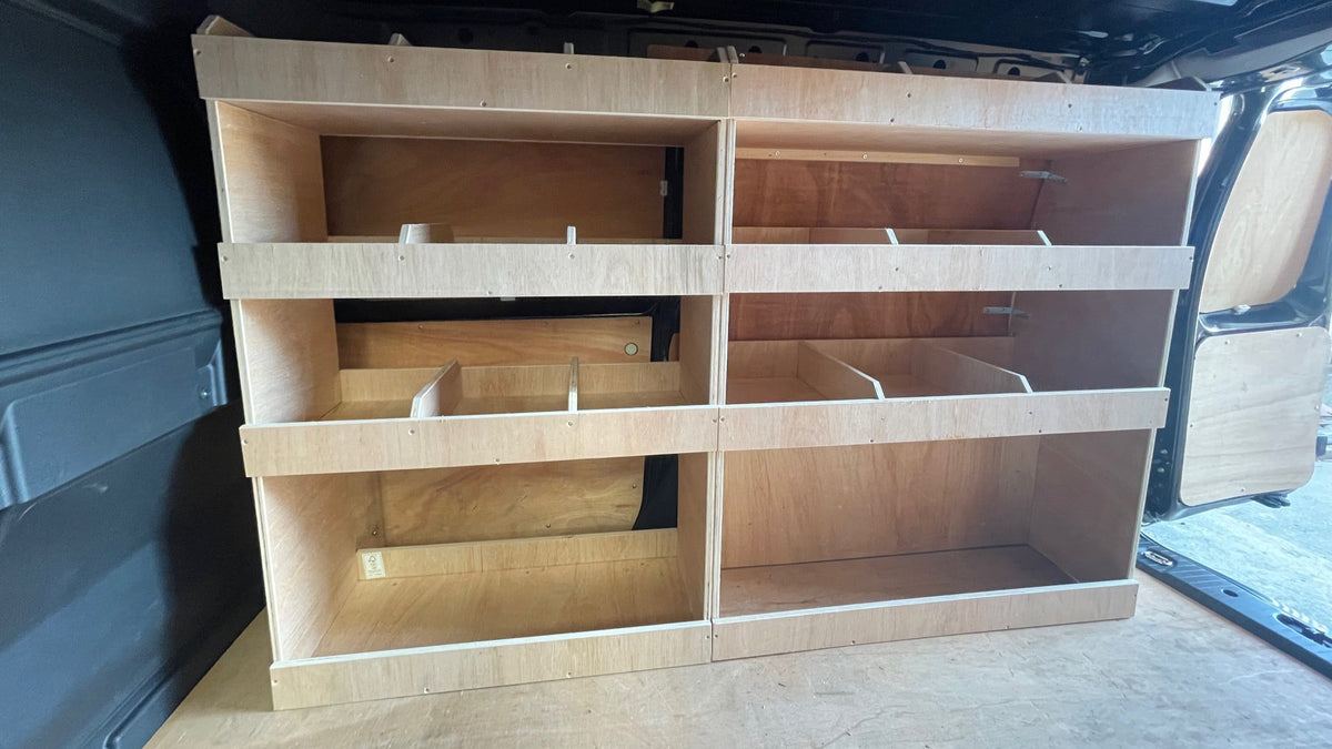 Volkswagen Caddy Maxi (L2) 2021 Onwards DS18 Compartment Plywood Rack ...