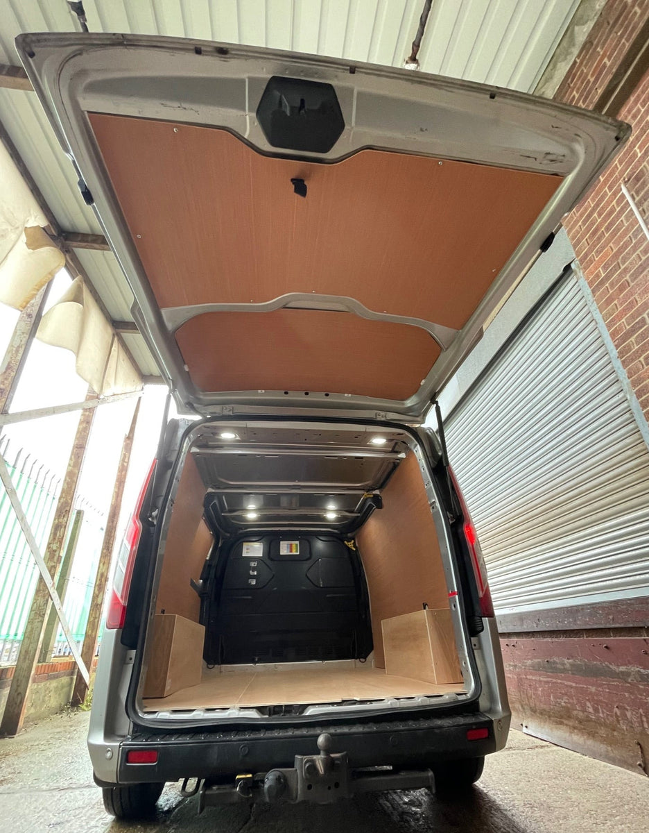 Ford Transit Custom (Tailgate) L2 2013 - 2023 Ply Lining Kit with a Fl ...