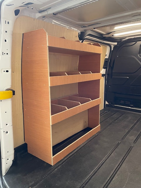 Ford Transit Custom 2023 Onwards L1 Passenger Side 12 Compartment Rack ...