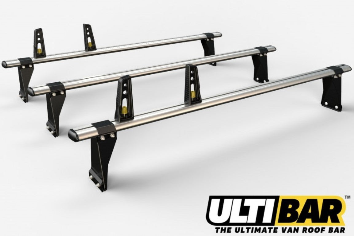 Ford Transit 2000 - 2014 L2 H2 & L3 H2 Van Guard 3 x ULTI Roof Bars, V ...