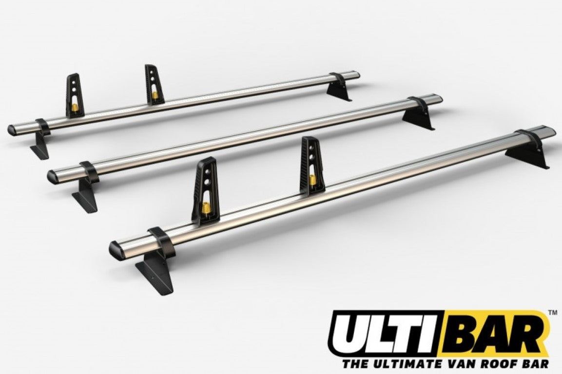 Vauxhall Vivaro 2019 Onwards L2 H1 Van Guard 3 x ULTI Roof Bars, VG335 ...
