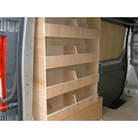 Vauxhall Vivaro L1 2019 Onwards Passenger Side 8 Compartment Ply Racki ...