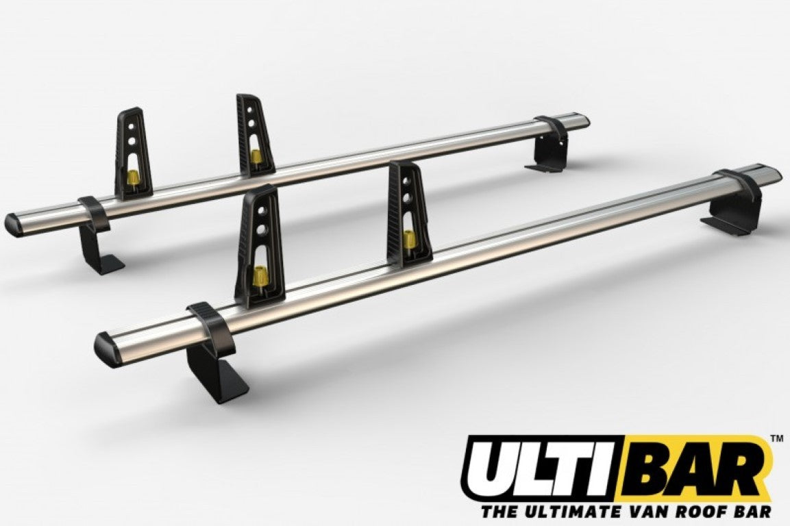Volkswagen Caddy 2010 - 2020 L2 (maxi) Van Guard 2 x ULTI Roof Bars, V ...