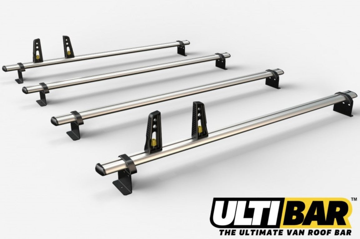 VW Transporter L1 & L2 2002-Onwards Van Guard 4 x ULTI Roof Bars, VG26 ...