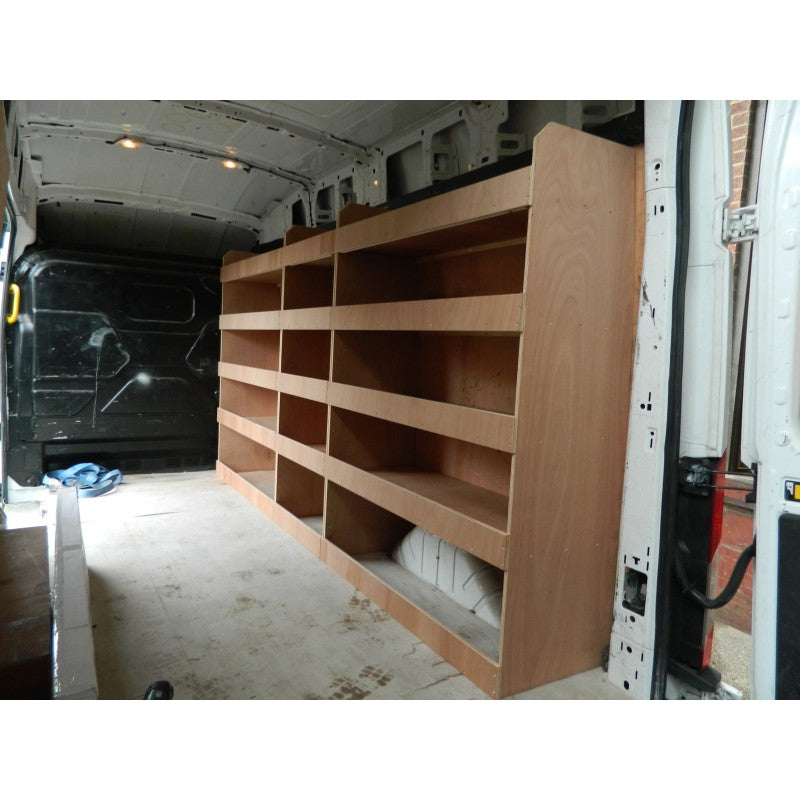 Mercedes Sprinter 2018 Onwards L4 H2 Driver Side Open 4 Shelved Rack ...