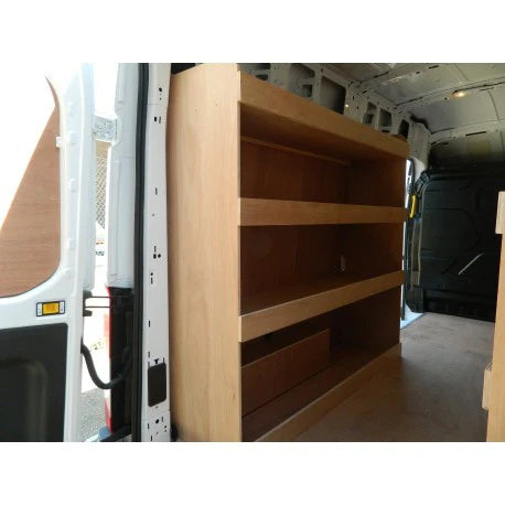 Mercedes Sprinter 2018 Onwards L4 H2 Passenger Side Open Rack 3 Shelve ...
