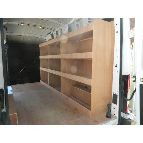 Mercedes Sprinter 2018 Onwards L3 H2 Driver Side Open 3 Shelved Rack ...